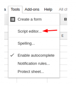 Inventory List from Google Drive - Elgrito